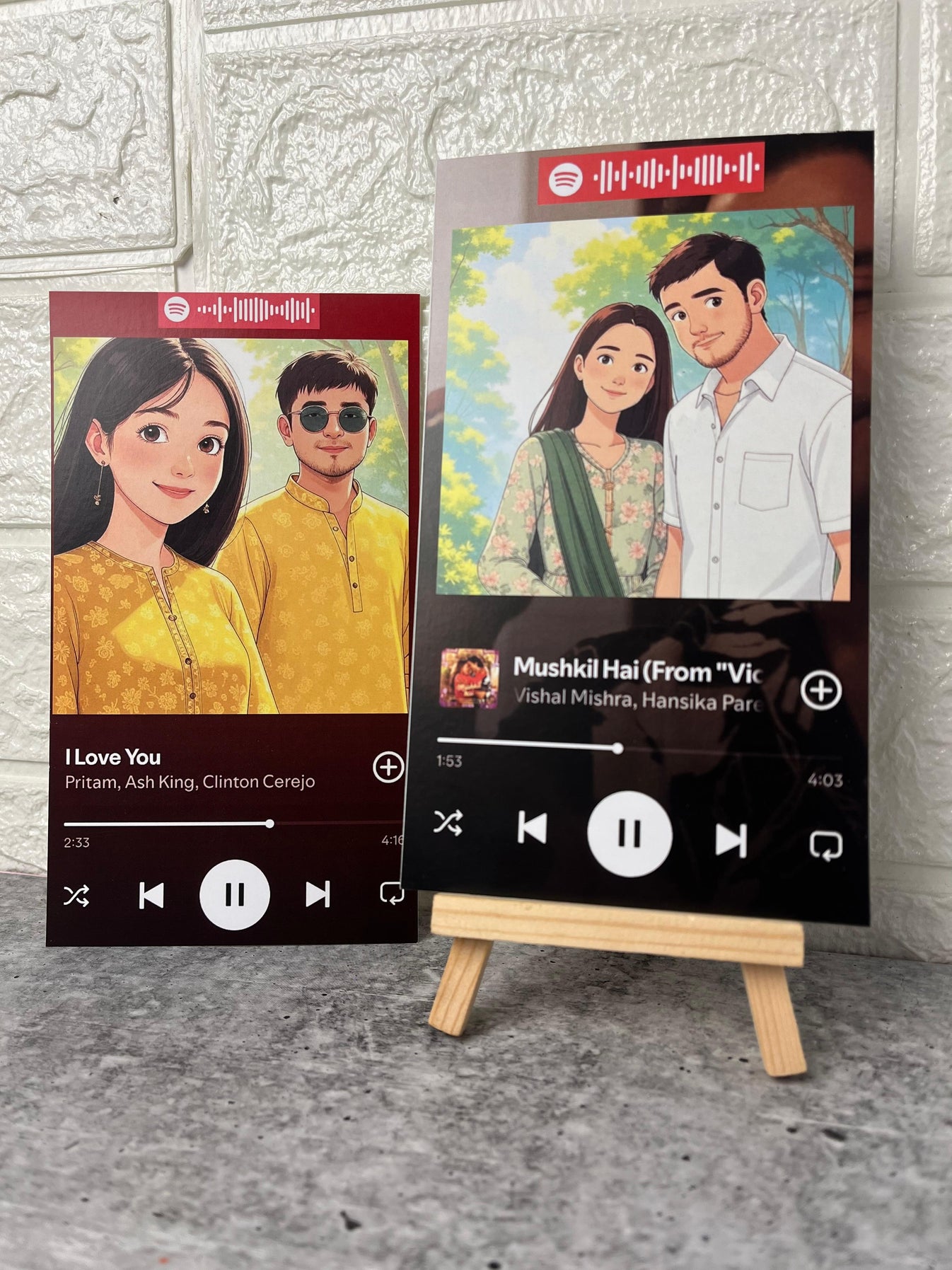Mini Spotify Playcards- With free stand! – Mosambi Media